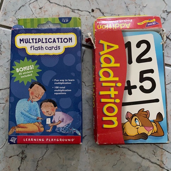 Toys | Addition And Subtraction Flash Cards | Poshmark